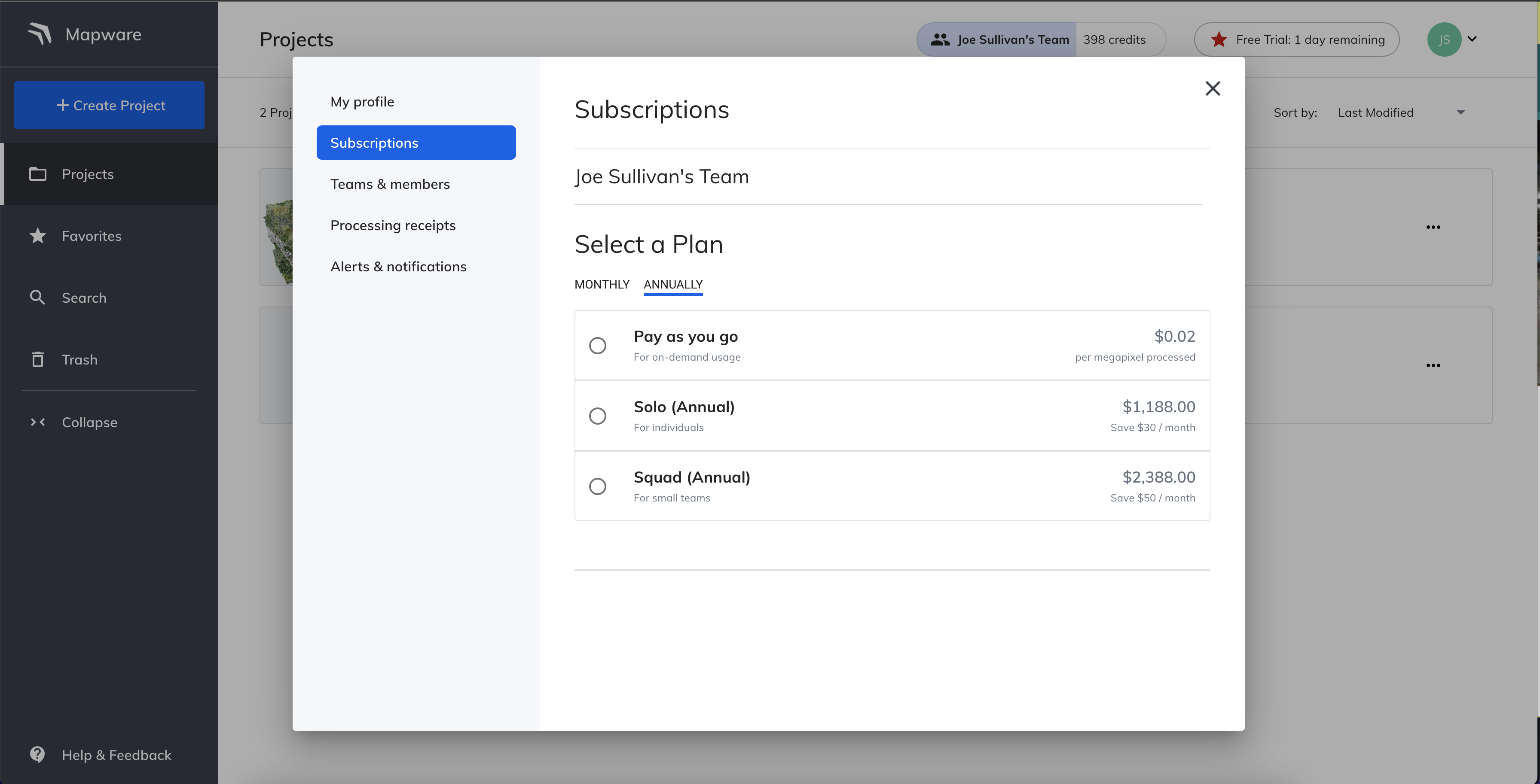 Getting Started with Mapware